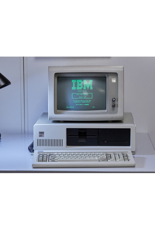 Ordenador IBM XT 5160 Completo (Monitor y Teclado Originales)